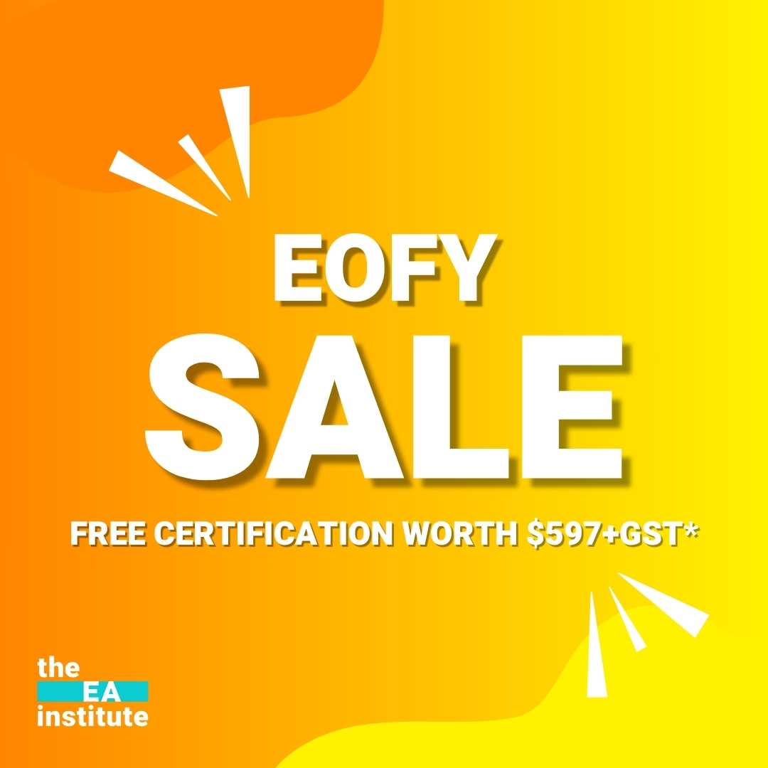 EOFY Sale - The EA Institute